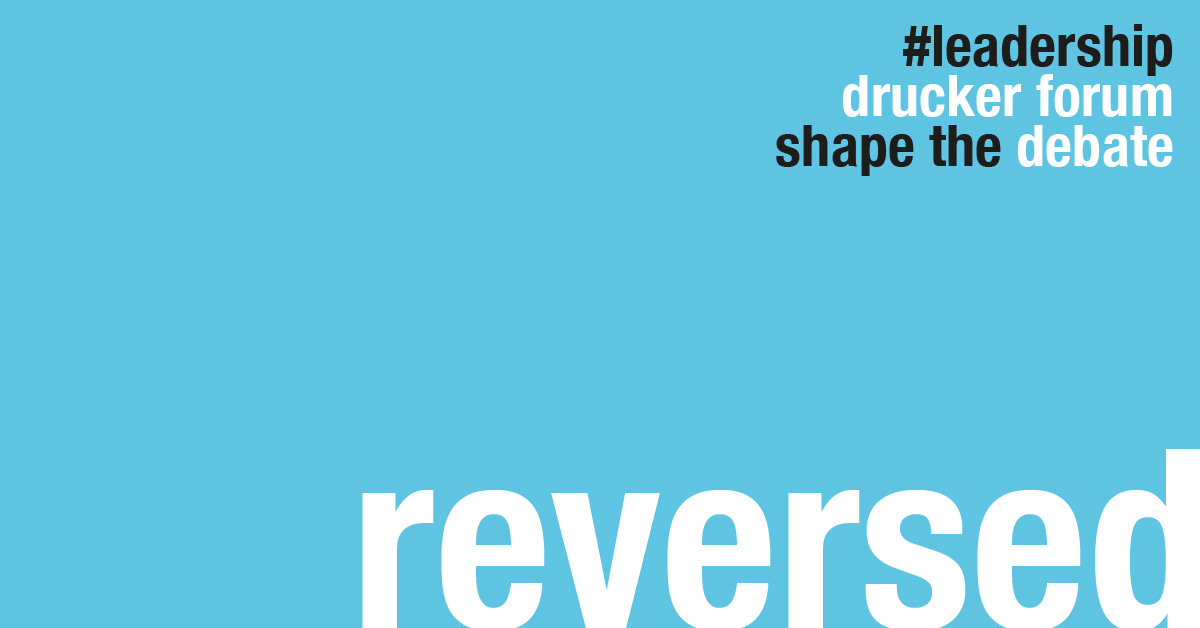 Leadership Everywhere Means Reversed Leadership by Jane McConnell ...