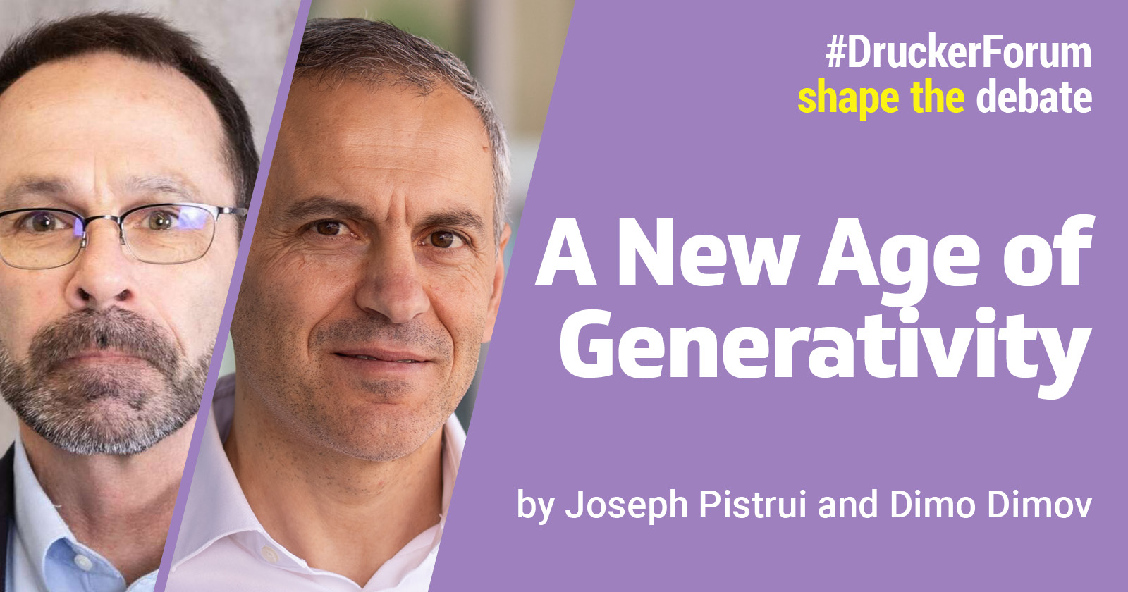 A New Age of Generativity by Joseph Pistrui and Dimo Dimov - Global ...